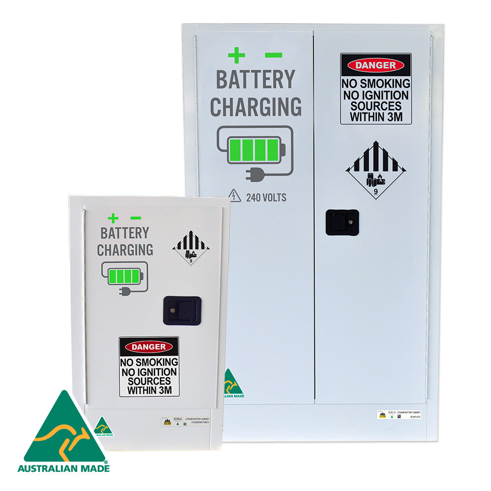 Lithium Battery Charging Cabinets. Safe Lithium Battery Storage – Titan ...