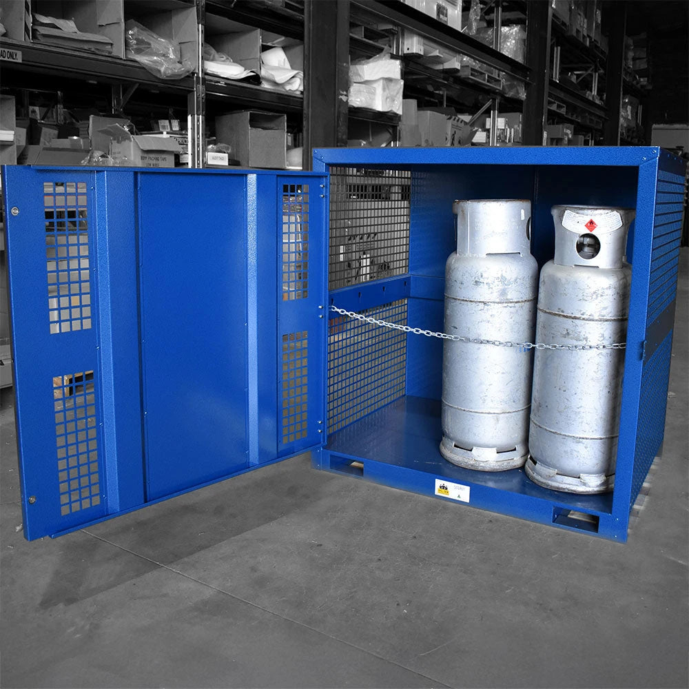 Safe Gas Bottle Storage Solutions for the Workplace – Titan Safety