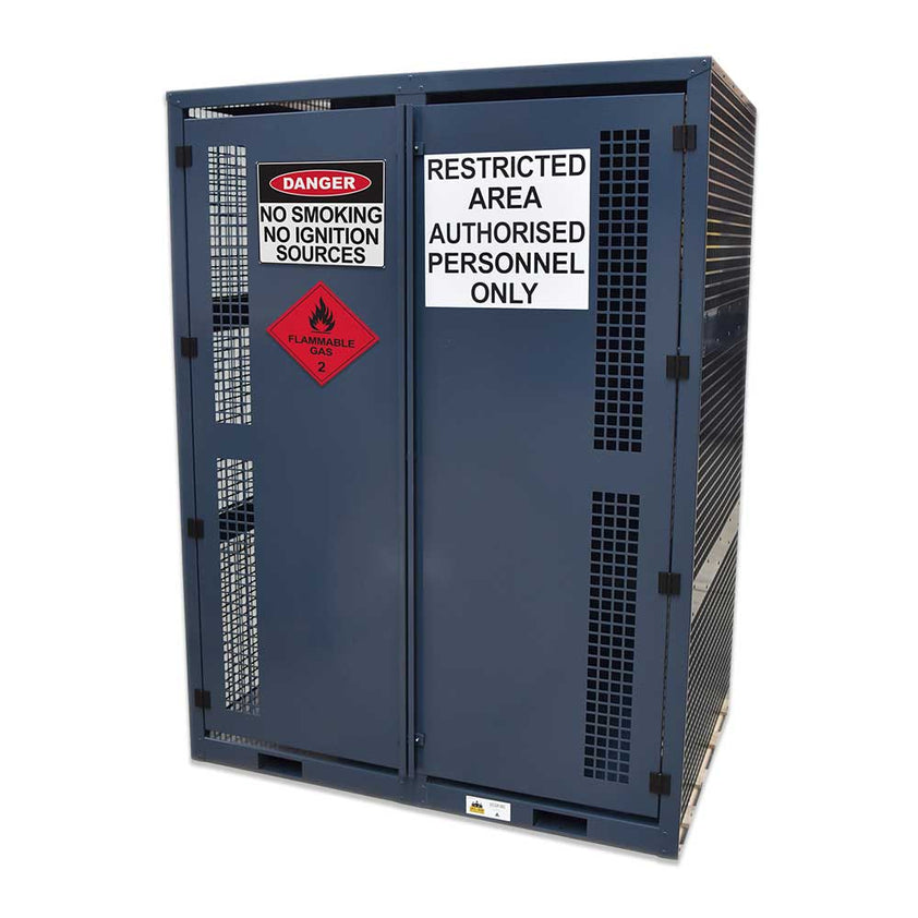 High Pressure Gas Storage Cage - 18x Cylinder – Titan Safety
