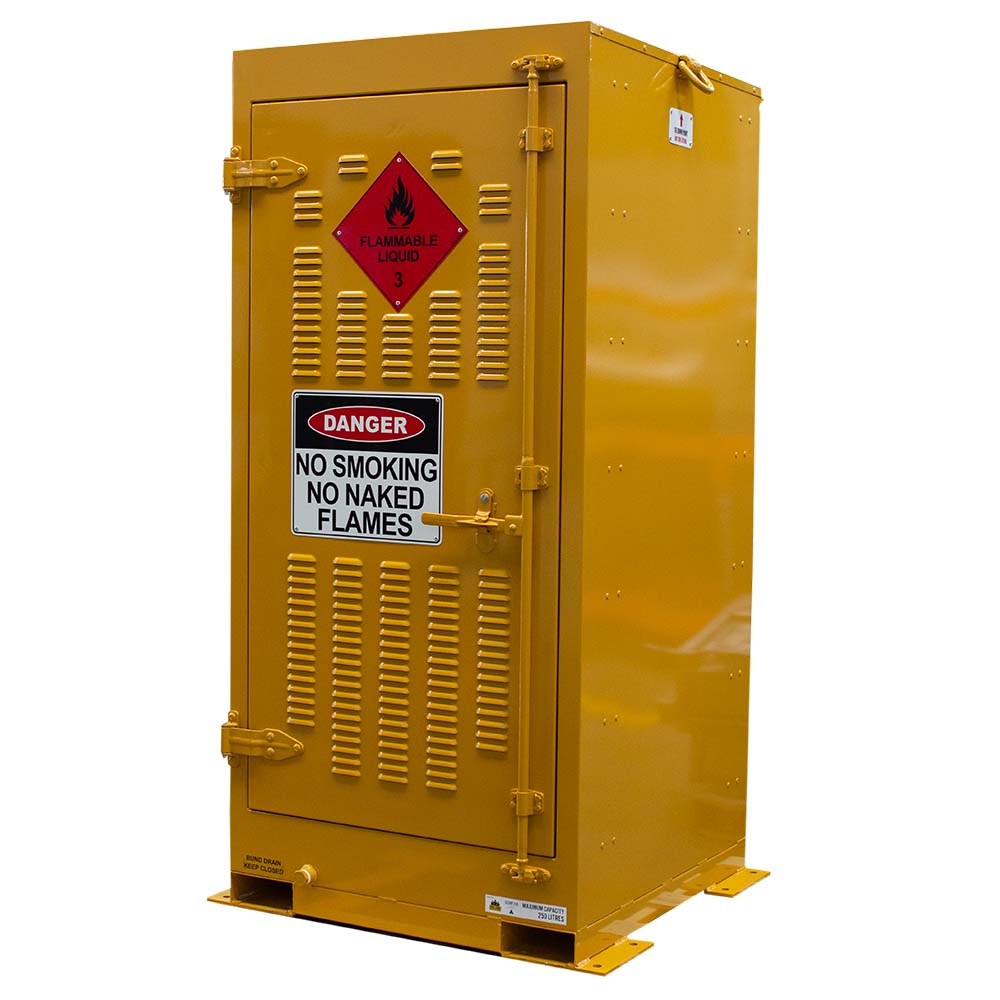 250L Outdoor Flammable Storage Cabinet - Weatherproof and Secure ...