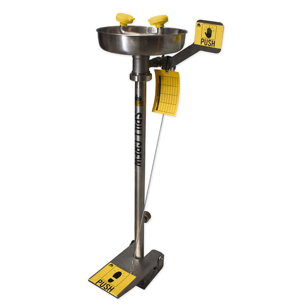 Eye/Face Wash Station for Emergency Decontamination – Titan Safety