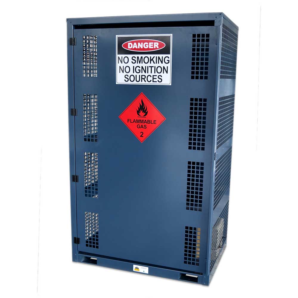 Forklift Gas Bottle Storage Cage 12x Cylinder. Made to AS4332-2004 ...