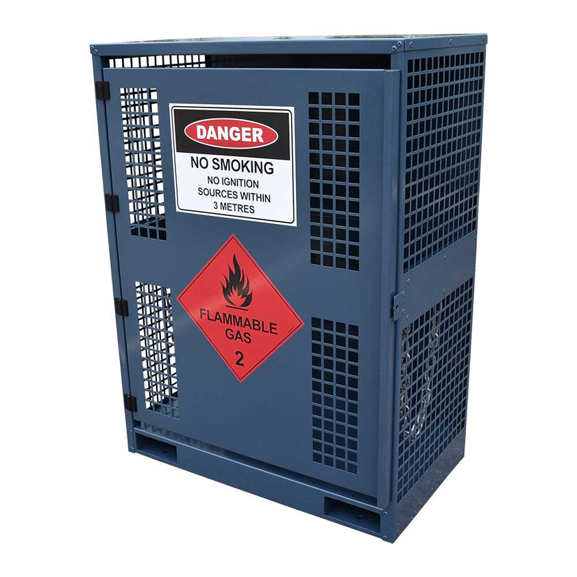 Forklift Gas Bottle Storage Cage 2x Cylinder. Made to AS4332-2004 ...