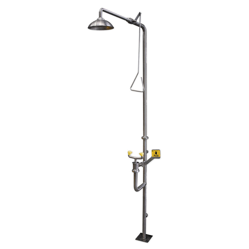 Combination Emergency Shower with Eyewash – Titan Safety