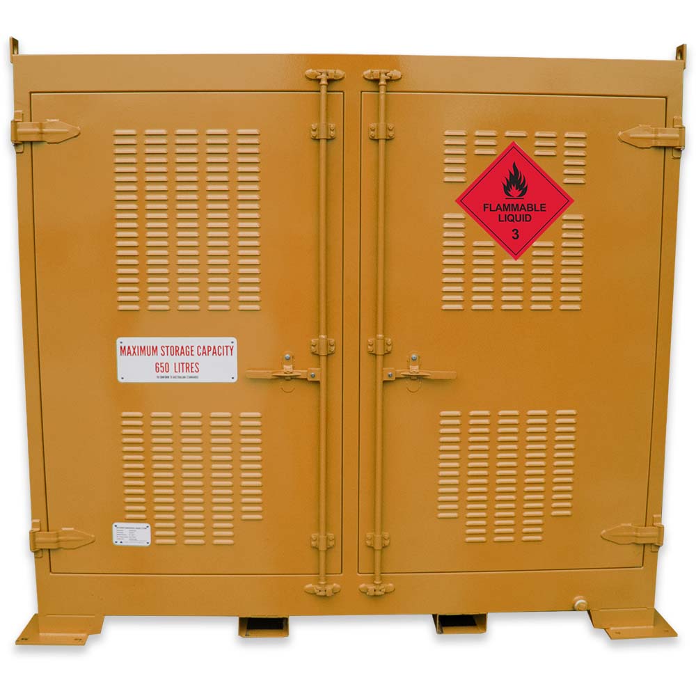 650L Outdoor Flammable Storage Cabinet - Weatherproof and Secure ...